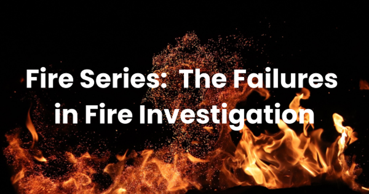 Fire investigation, Fire, Forensic science, Fire scene, criminal law ...